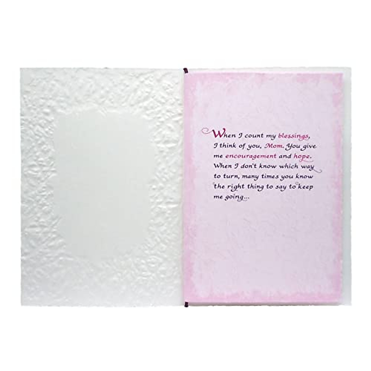 Blue Mountain Arts Mom Card—Mother’s Day, Christmas, Birthday, or Just to Let Your Mom Know How Much She Is Loved (Mom, You Are a True Blessing)