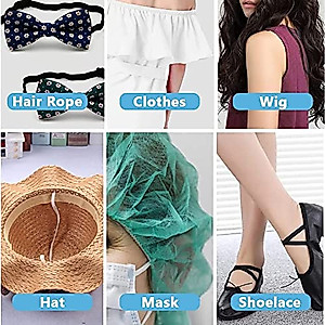 Elastic Band 1/4 inch Wide 10 yd, Stretch Strap,High Elastic Cord, for Sewing Crafting DIY-White