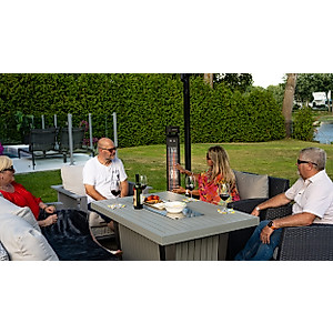 Westinghouse WES31-15110BLK Infrared Electric Outdoor Heater Freestanding, Black