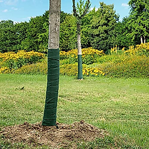 2 Pack Tree Protector Wraps, Total 130 Foot Winter-Proof Tree Trunk Guard Shrub Plants Antifreeze Bandage Protector Wrap Tree Protection for Keep Warm and Moisturizing, Tree Wraps to Protect Bark