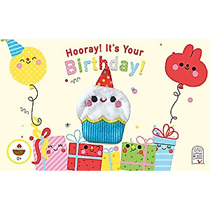 Hooray It's Your Birthday! Finger Puppet Board Book for Celebrations & Parties Ages 1-4 (Finger Puppet Board Books)