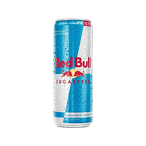 Red Bull Sugar Free Energy Drink with 114mg Caffeine plus Taurine & B Vitamins, 12 Fl Oz, Pack of 24 Cans