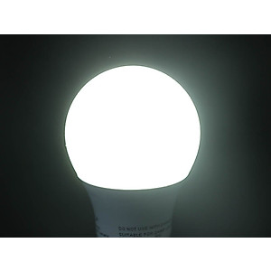 Satco Non-Dimmable 8.5 Watt, 120-277 Volt 4000K A-19 LED Bulb, Enclosed Rated