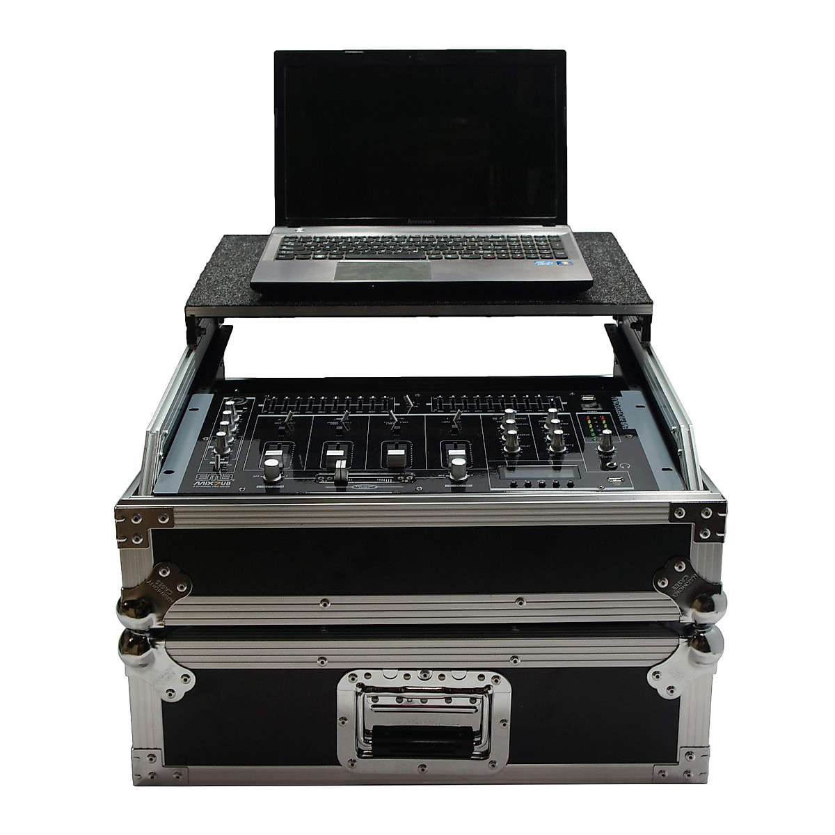 Harmony Audio HC19MIXLT Flight 11U Universal 19" Mixer Glide Laptop Stand Custom Case