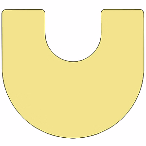 Flash Furniture 60x66 HRSE Yell Activity Table, 30.125 x 60 x 66, Yellow