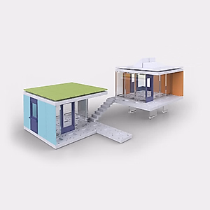 Arckit Coastal Living Building Blocks Kit, STEM Educational Toy, Miniature House Kit Model House, Architecture for Kids, Unique Gift for Adults & Kids