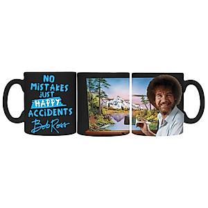 Bob Ross No Mistakes Just Happy Accidents Heat Change Mug
