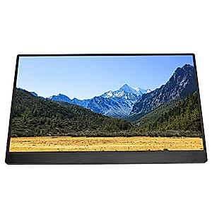 Yoidesu 15.6 Inch Portable Monitor with IPS Touchscreen, 1080P USB C HDMI Display HDR Lapotp Monitor for PC Cellphone Game, Support HDCP1.4, Same Screen Display, 2 Way Speaker