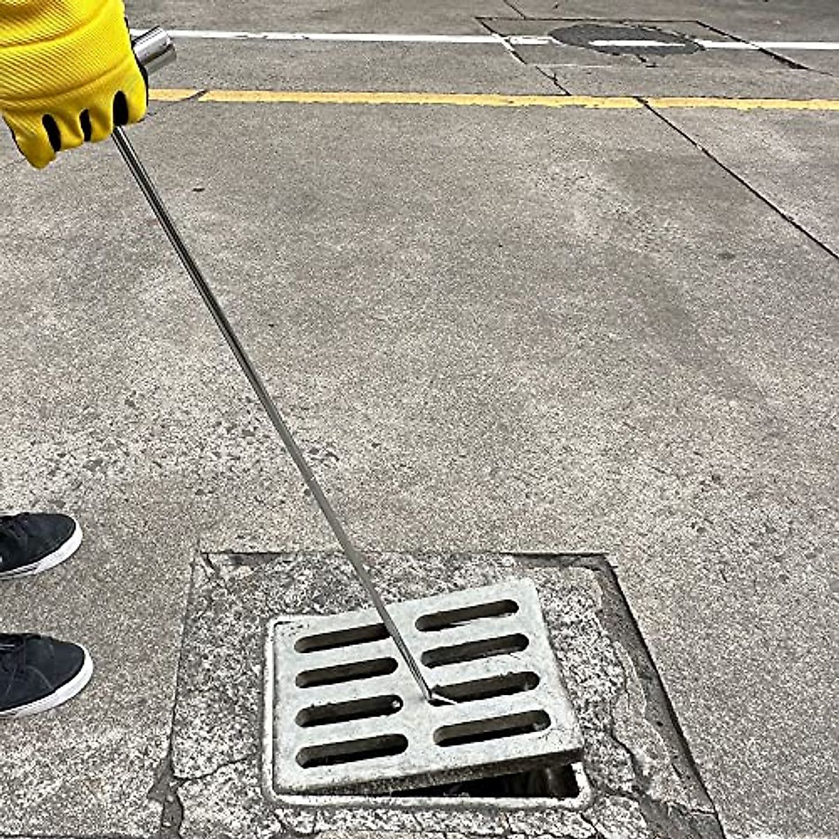 AUTOAlkins Heavy Duty 5th Wheel Pin Puller, 2 Pack 32" Solid Steel Chrome Plated Fifth Wheel Puller Hook