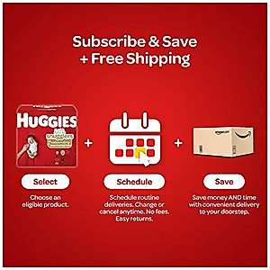 Huggies Little Snugglers Baby Diapers, Size Newborn, 72 Ct