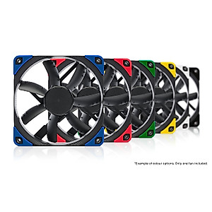 Noctua NF-S12A PWM chromax.Black.swap, Premium Quiet Fan, 4-Pin (120mm, Black)