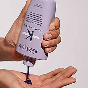 Kerastase | Blond Absolu Ultra-Violet Purple Shampoo & Conditioner | For Lightened, Highlighted and Grey Hair | Neutralizes Brassy and Yellow Undertones | Hydrates and Protects | With Hyaluronic Acid