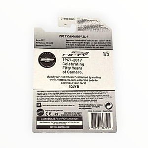 Hot Wheels 2017 Camaro Fifty 2017 Camaro ZL1 220/365, Red