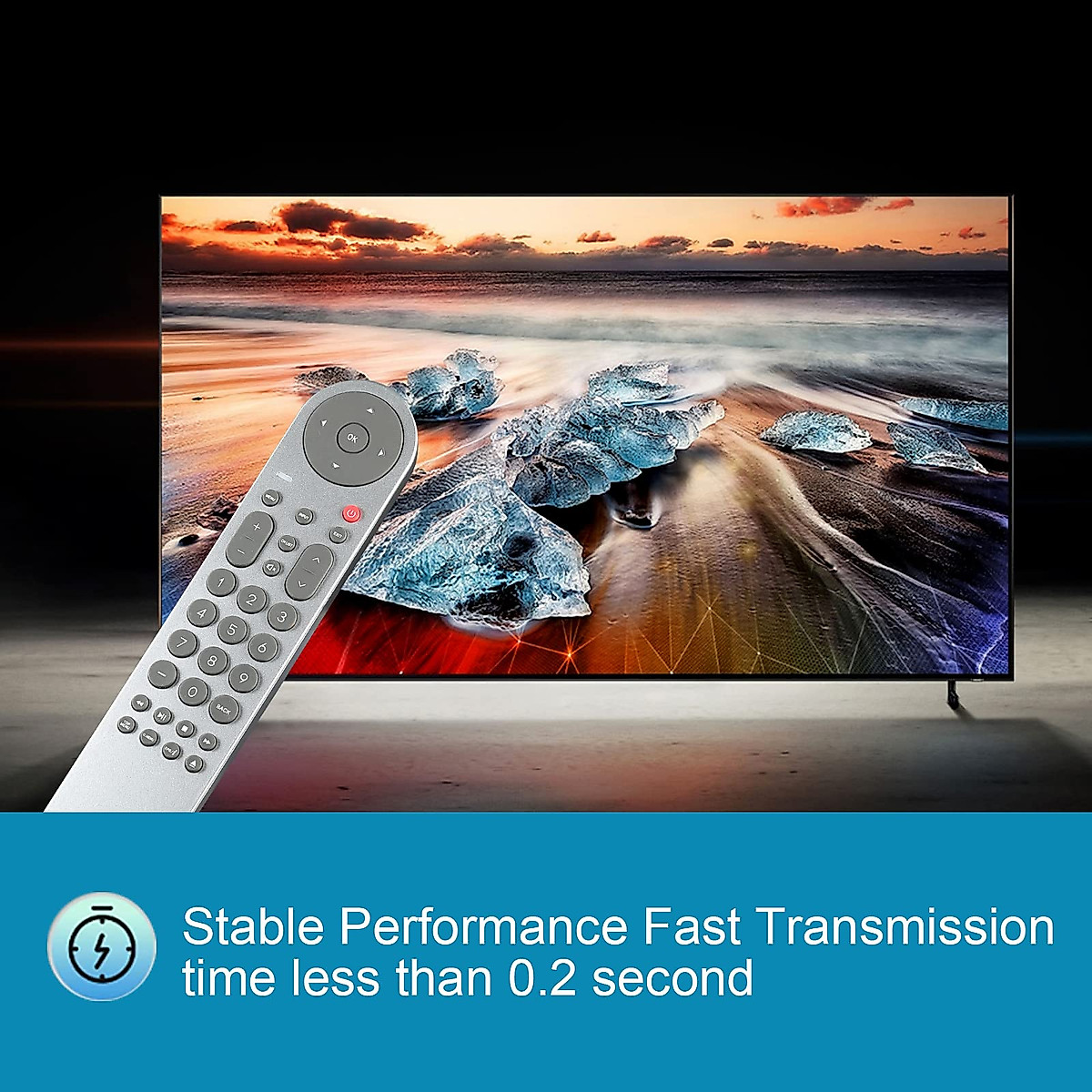 Replacement Remote Control for RCA TV LCD LED TVs LED42C45RQ LED46C45RQ LED50B45RQ LED40G45RQ LED55C55R120Q LED55G55R120Q LED55G55R120Q