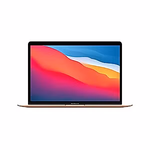 Late 2020 Apple MacBook Air with Apple M1 Chip (13 inch, 8GB RAM, 256GB SSD) Gold (Renewed)