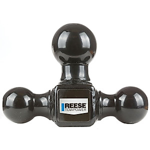 Reese Towpower 21512 Multiple-Ball Ball Mount,Black,Medium