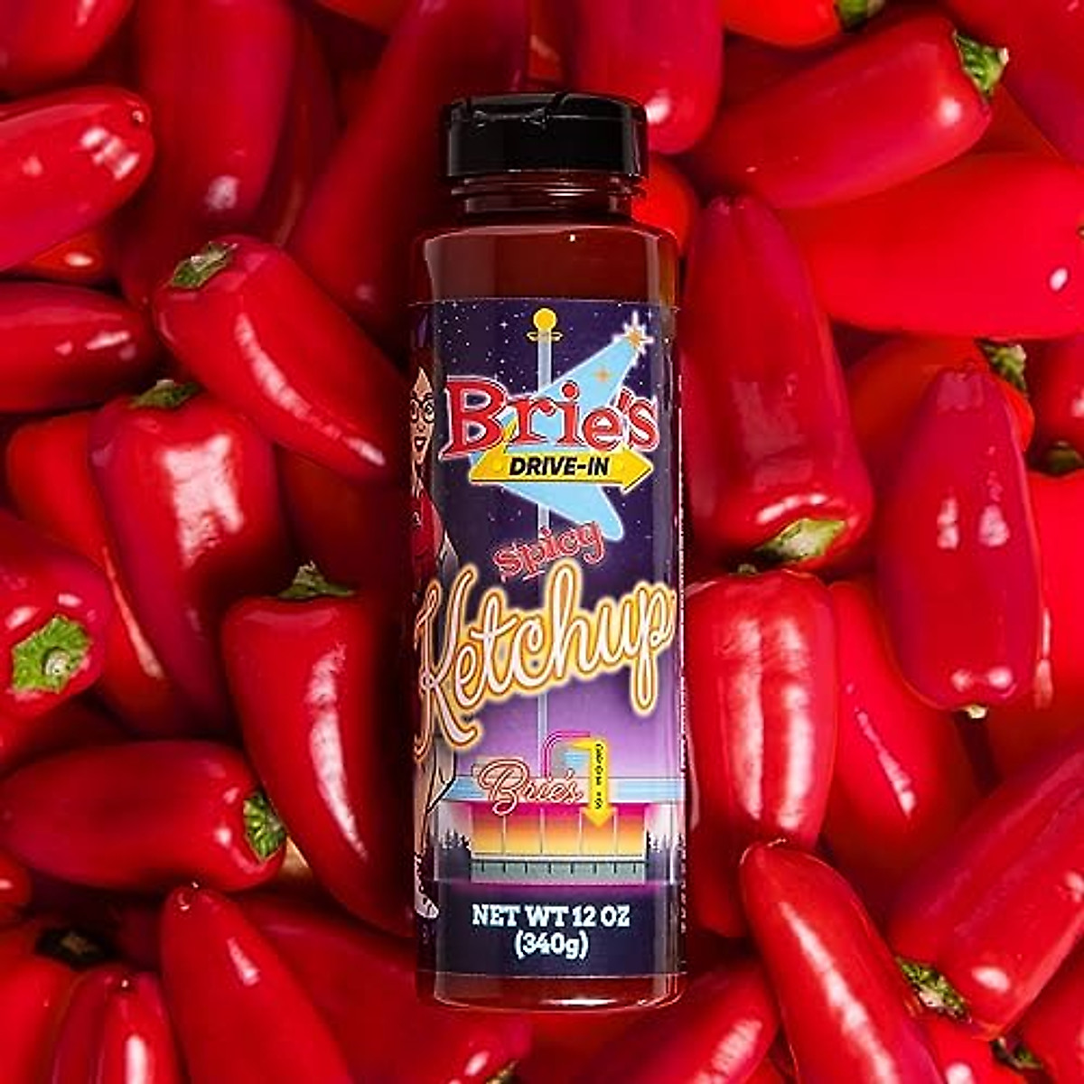 Brie's Drive-In Original Sauces (10oz) (Spicy Ketchup + Burger Secret Sauce)