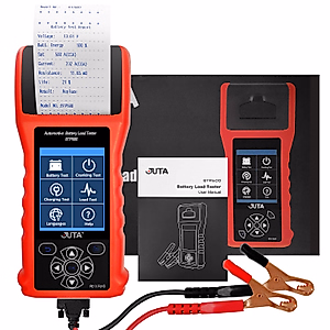 JUTA BTP600 Car Battery Load Tester Bad Cell Analyzer Auto 12V/24V 20-3000 CCA 240Ah Cranking Charging Test Tool for Automotive Motorcycle Heavy Duty Trucks