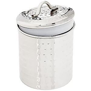 Old Dutch 4 Piece Hammered Black Pearl Canister Set