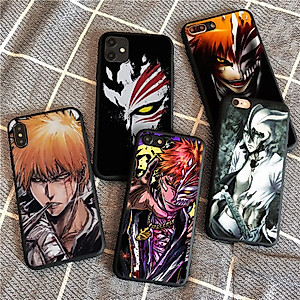 Case for Samsung Galaxy Note 10 Plus, Anime Manga Design Soft Silicone Cover Handsome Cool Phone Case for Samsung Note 10 Plus (with Cute Figure Keychain)