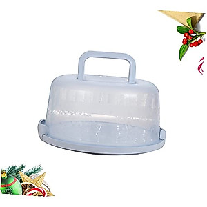 FELTECHELECTR Kitchen Cake Boxes with Lids Fridge Storage Organizer Food Storage Box with Handle