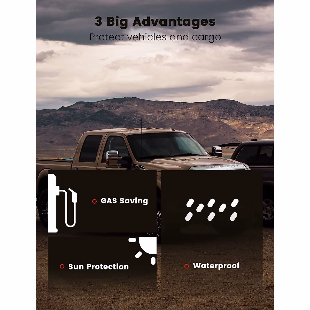 Logan Tonneau Cover Soft Roll up for 2015-2023 F150,Truck Bed Covers Compatible with 2015-2023 F150 6.5FT