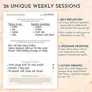 Gratitude Journal for Women - 5 Minute Journal a Day for Positivity and Mindfulness - Guided Journal with Prompts, Affirmation Journal, Mindfulness Journal for Women, Daily Journal for Self Care