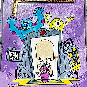 Wondapop Monsters Inc. 11" Vegan Leather Fashion Mini Backpack