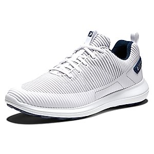 FootJoy Men's FJ Flex XP Previous Season Style Golf Shoes, White, 8 W US