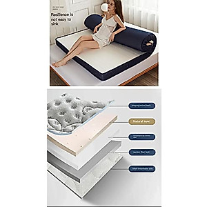 zyhfcfff-sd Double Mattress,Confortable Memory Foam Mattress, Medium Firm Soft Over Mattress, Mattress King Size,Single Mattress,6cm 90x200cm