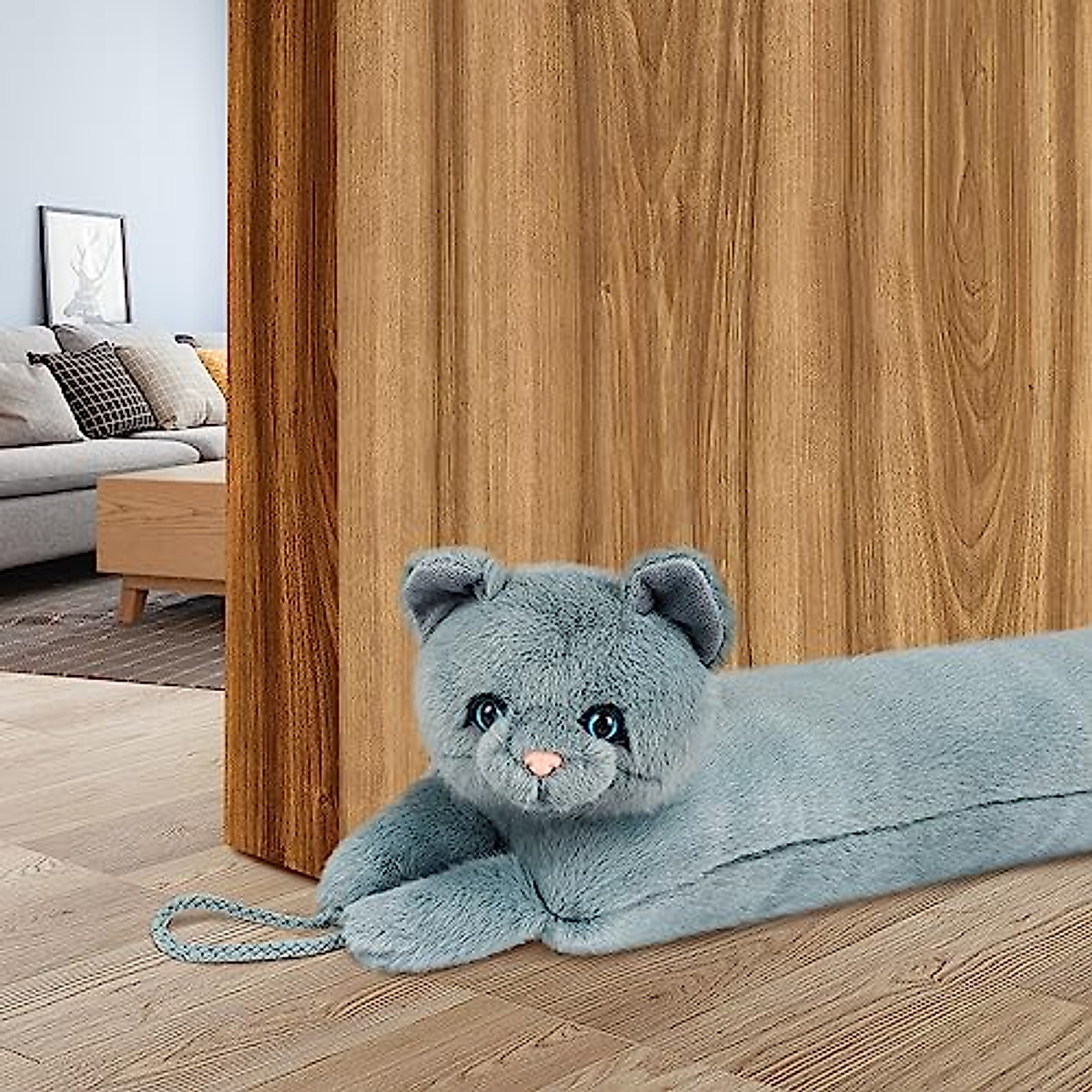 NABOWAN Under Door Draft Stopper 36 inch - Adorable Cat Heavy Duty Under Door Draft Blocker for Door & Window, Animal Draft Stoppers for Bottom of Door