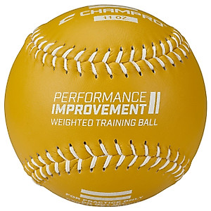 Champro Training Softball, Package (Yellow, 12-Inch/11-Ounce)