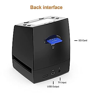 DIGITNOW! 135 Film Negative Scanner High Resolution Slide Viewer,Convert 35mm Film &Slide to Digital JPEG Save into SD Card, with Slide Mounts Feeder No Computer/Software Required