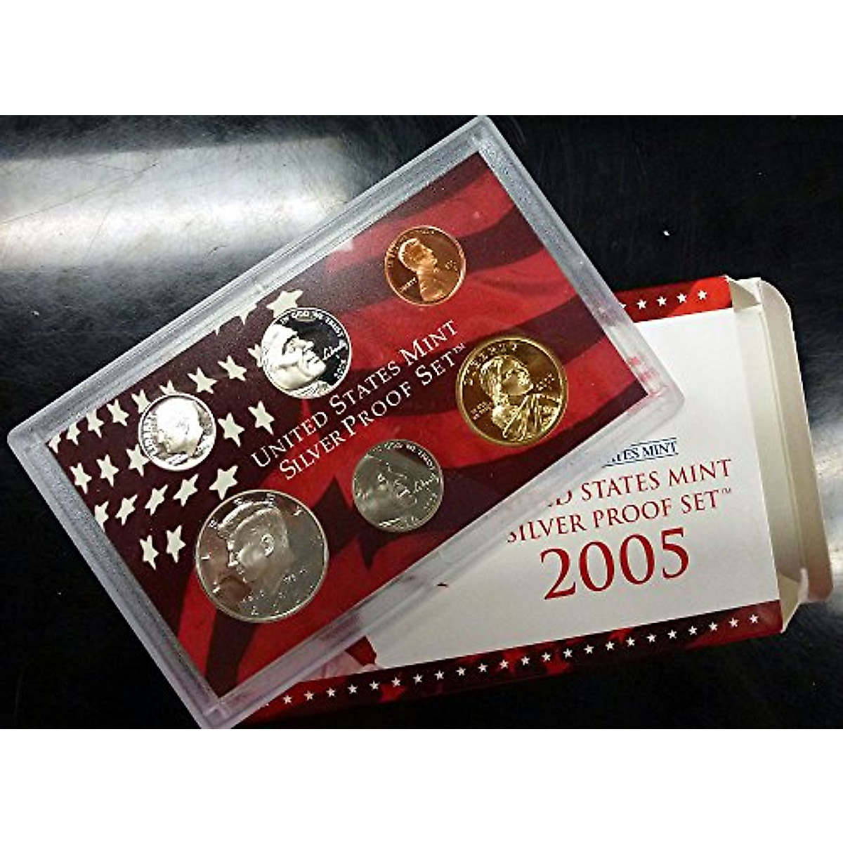 2005 S Silver Proof Set Various US Mint Ogp