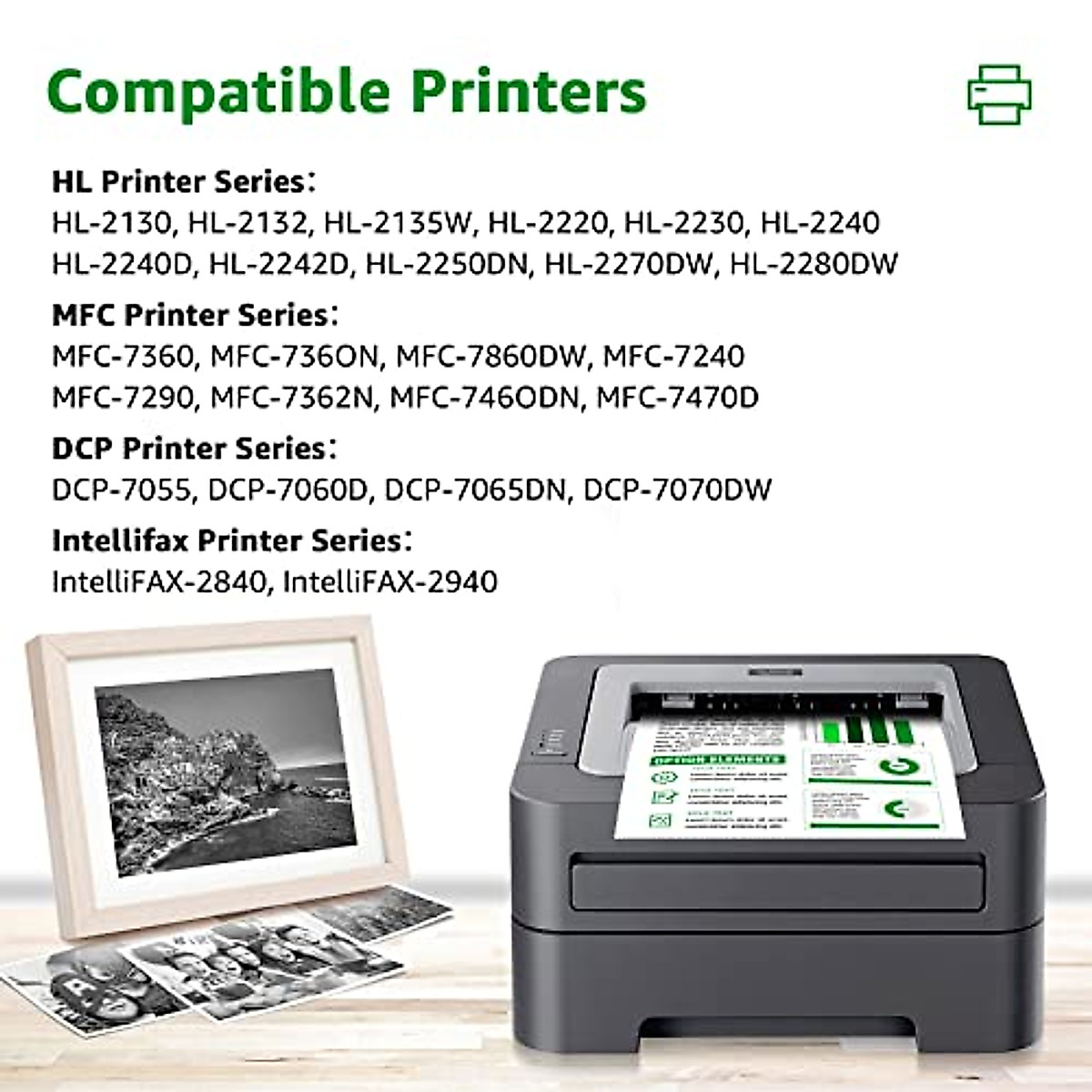 GREENSKY Compatible Drum-Unit Replacement for Brother DR420 DR 420 for Brother HL-2270DW HL-2280DW HL-2230 HL-2240 MFC-7360N MFC-7860DW DCP-7065DN Intellifax 2840 2940 (1 Drum-Unit)