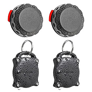Bundle TagVault Keychain (2) + Surface Mount (2) | for Apple AirTag | by Elevation Lab
