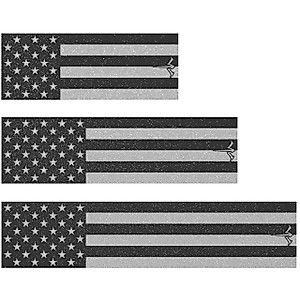 White Water Archery Black American Flag Reflective Arrow Wraps 15 Pc Pack Choose Length Width (5, 1.25)
