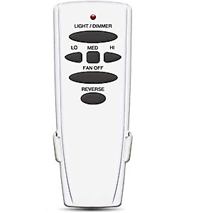 Ceiling Fan Remote Control Replacement for Hampton Bay Hunter UC7078T CHQ7078T CHQ8BT7078T L3H2003FANHD Fan-HD Fan-HD6 RR7078TR, with Reverse