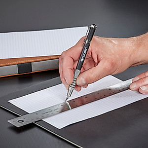 Westcott 16963 Pen-Style Retractable CarboTitanium Bonded Hobby Knife, Silver