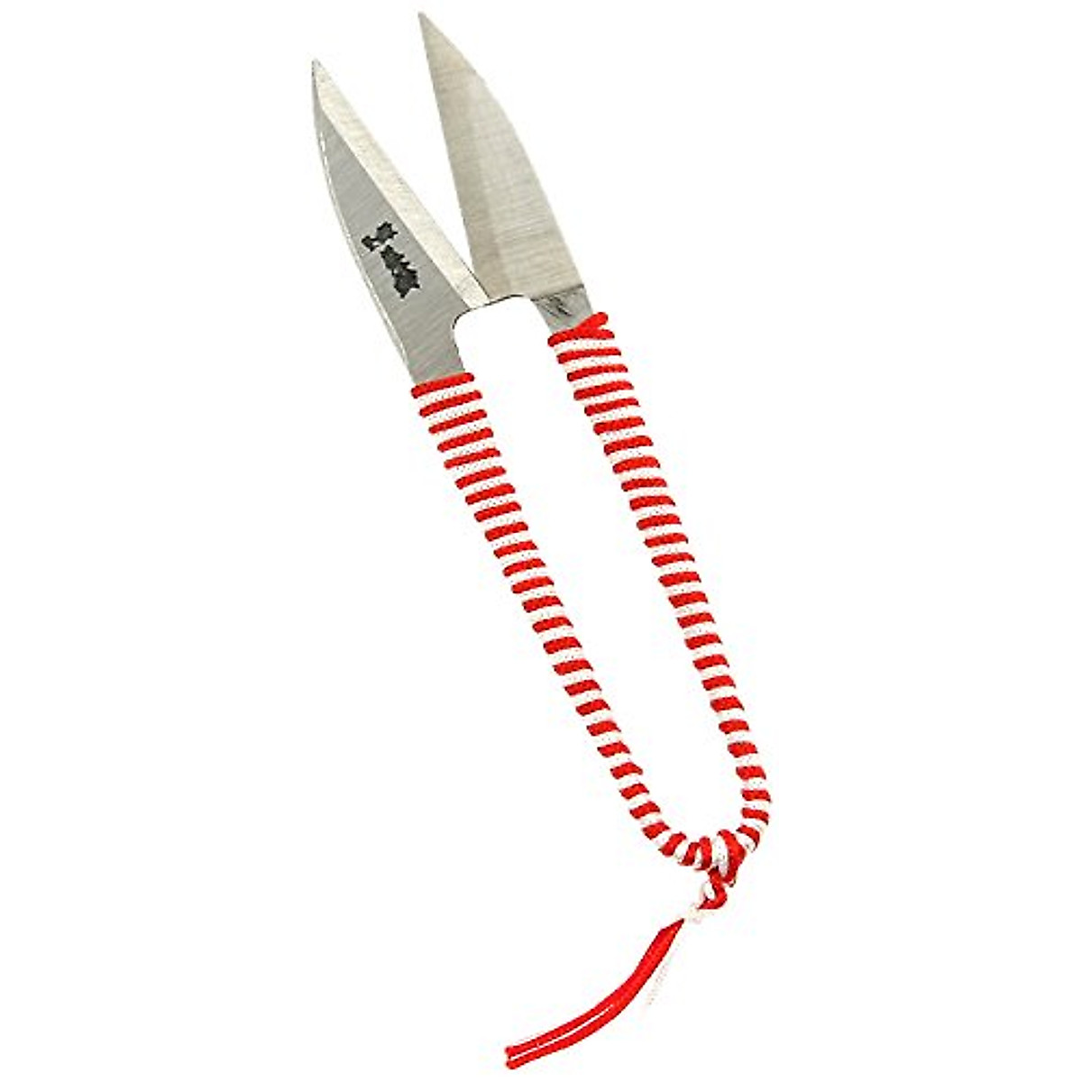 Kotobuki Traditional Japanese Thread Scissors, Red and White Wrapped Handle