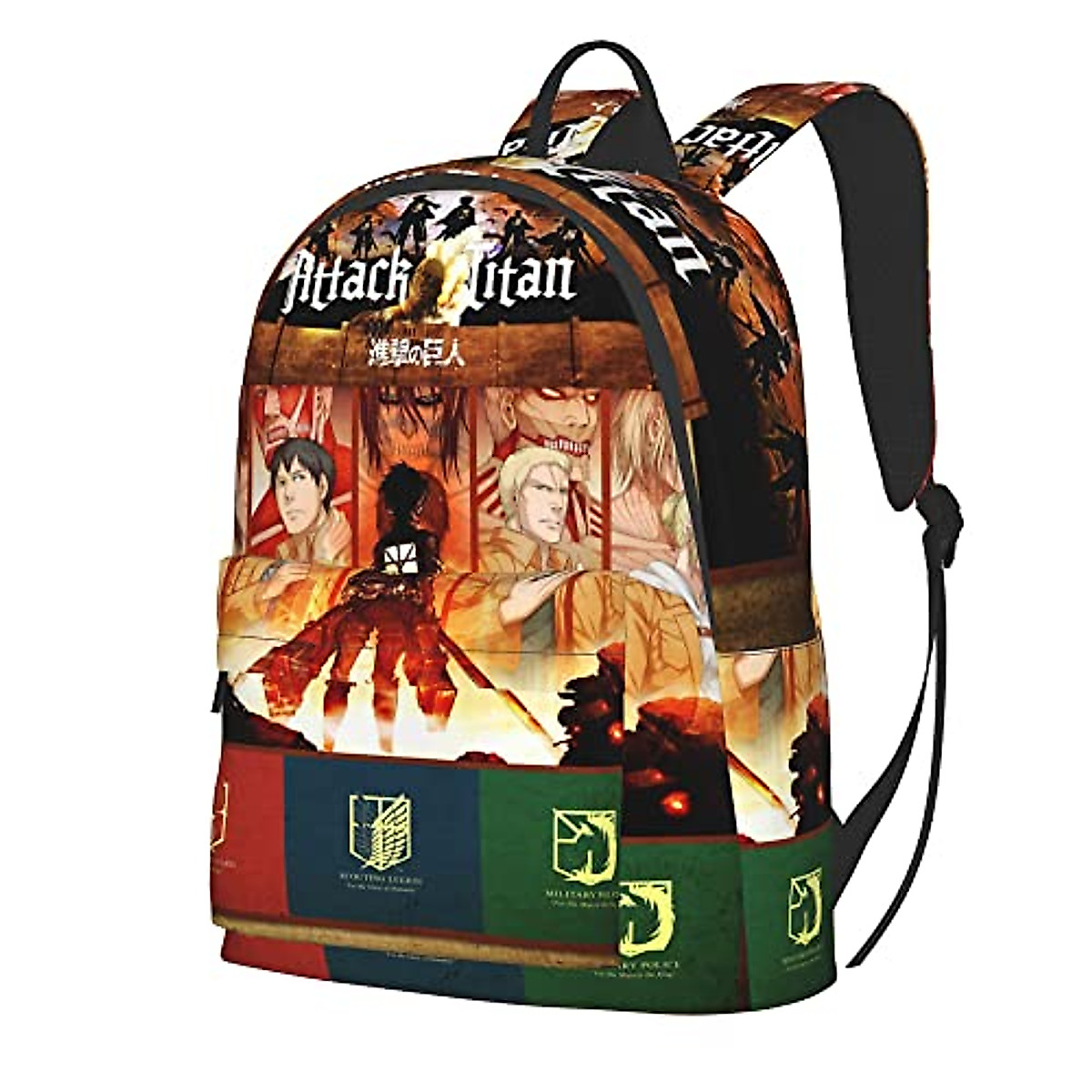 Anime Backpack for Men Women Lightweight Laptop Bag Fashion Daypack Outdoor Hiking Travel Bag for Boys Girls