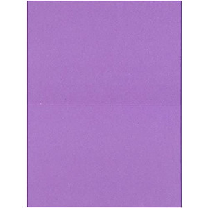 Blank Purple Greeting Cards and Envelopes for All Occasions (4 x 6 In, 48 Pack)