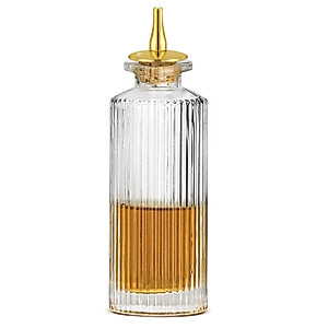 Bitter Bottle – Pillar Shape Bitter Bottle for Cocktail, 4.7oz / 140ml, Great for Bartender, Home Bar