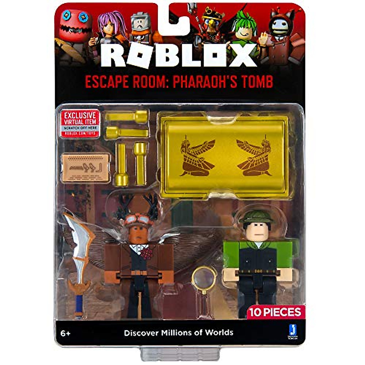 Roblox Action Collection - Escape Room: The Pharoah’s Tomb Game Pack [Includes Exclusive Virtual Item]