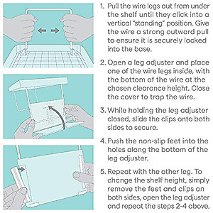 YouCopia StoreMore Height Expandable Kitchen Shelf Organizer, 13-Inches, White