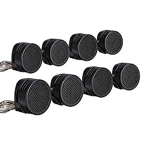 Stark Industries High Performance 500 Watt Max Power Neodymium Silk Dome Tweeters - 4 Pairs Super High Frequency Mini Car Audio