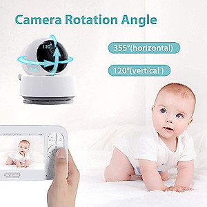 Dr.meter Baby Monitor with 2 Cameras