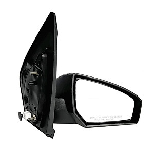 Dependable Direct Passenger Side Mirror for Nissan Sentra (2007 2008 2009 2010 2011 2012) Power Operation Unpainted Non-Heated Non-Folding Right Outside Rear View Replacement Door Mirror - NI1321167