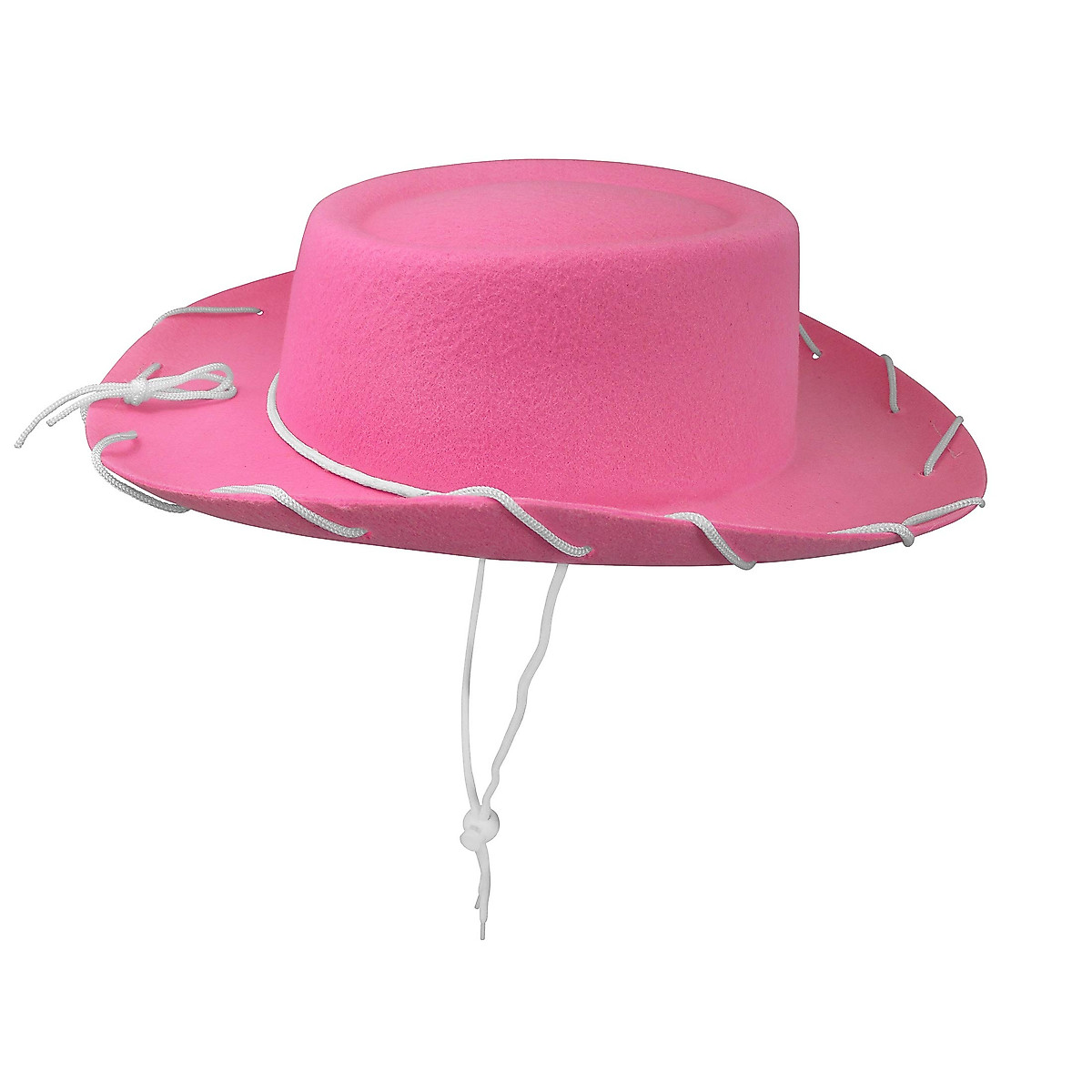 Nicky Bigs Novelties Western Sheriff Costume Hat - 1950's Style Kids Ranch Hat Wide Brim - Boys & Girls Cowgirl or Cowboy Hats, Brown, One Size