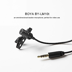 Boya by-lm10 External Microphone – Black